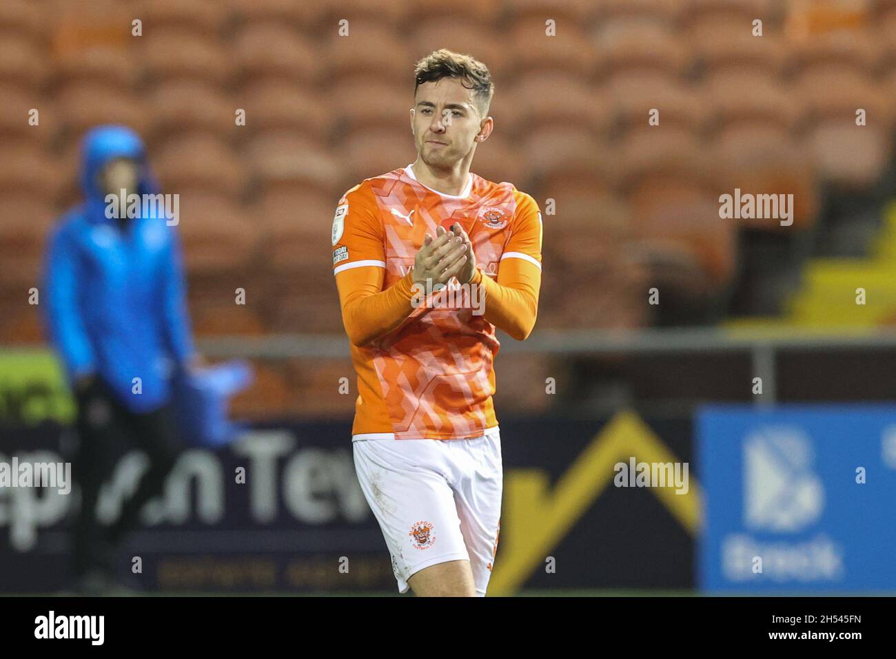 Ryan Wintle #8 of Blackpool applauds the fans Stock Photo - Alamy