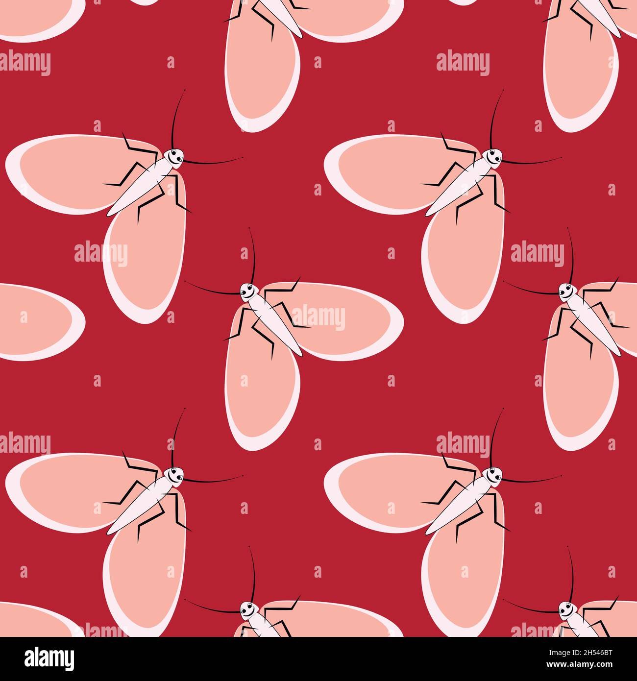 Seamless pattern, endless texture - Illustration on a square background ...