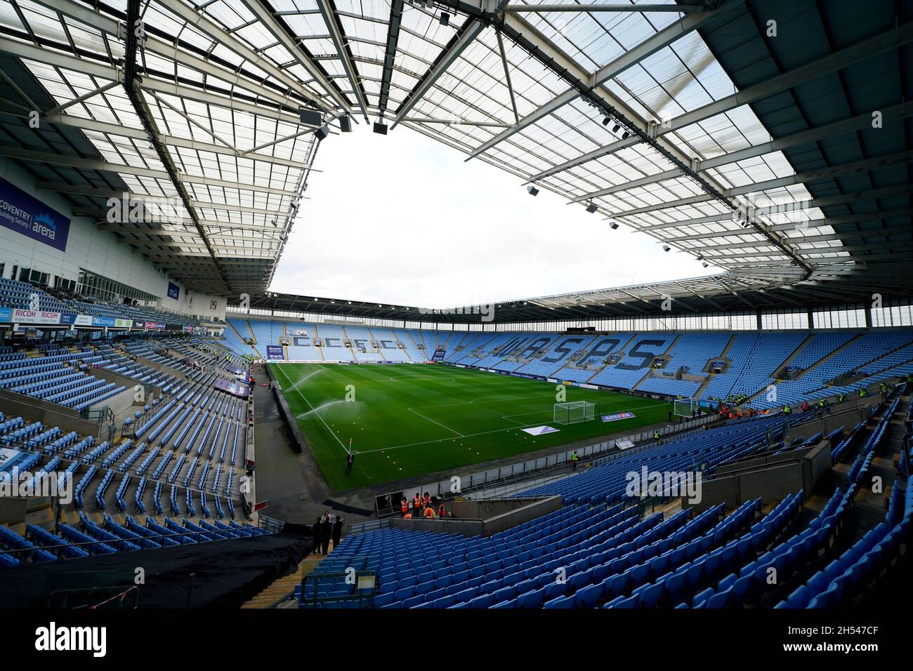 Coventry, England, 6th November 2021. A general view of the stadium ...