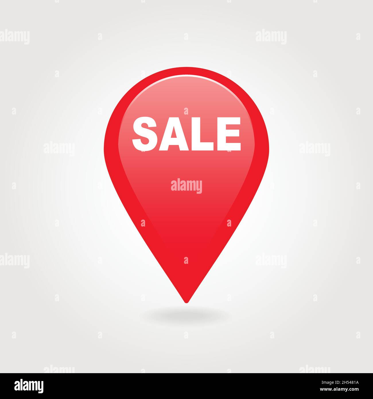 Sale pin map icon. Map pointer. Map markers. Special offer symbol ...