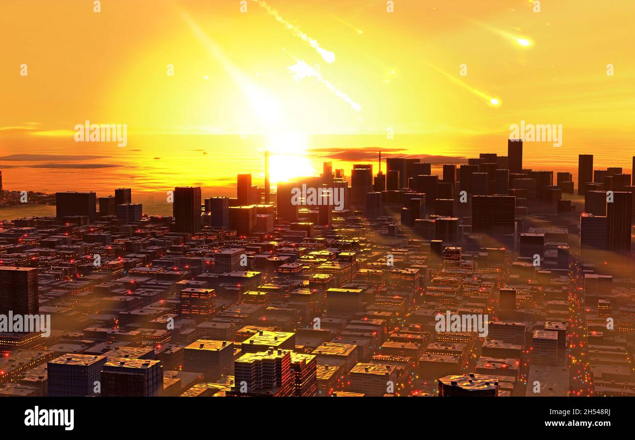 Asteroid collision hi-res stock photography and images - Alamy