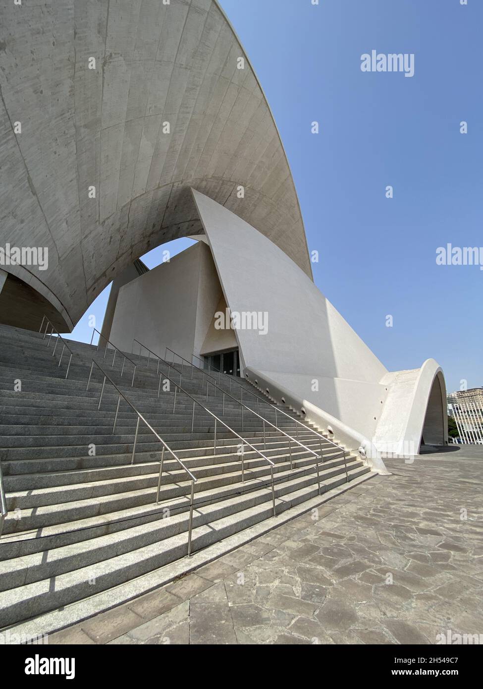 Octagon in the botanical garden of Palmetum in Santa Cruz, Spain Stock ...