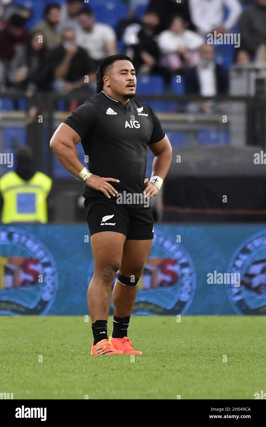 Asafo Aumua (NZL) during the Test Match Rugby Italy vs All Blacks New ...