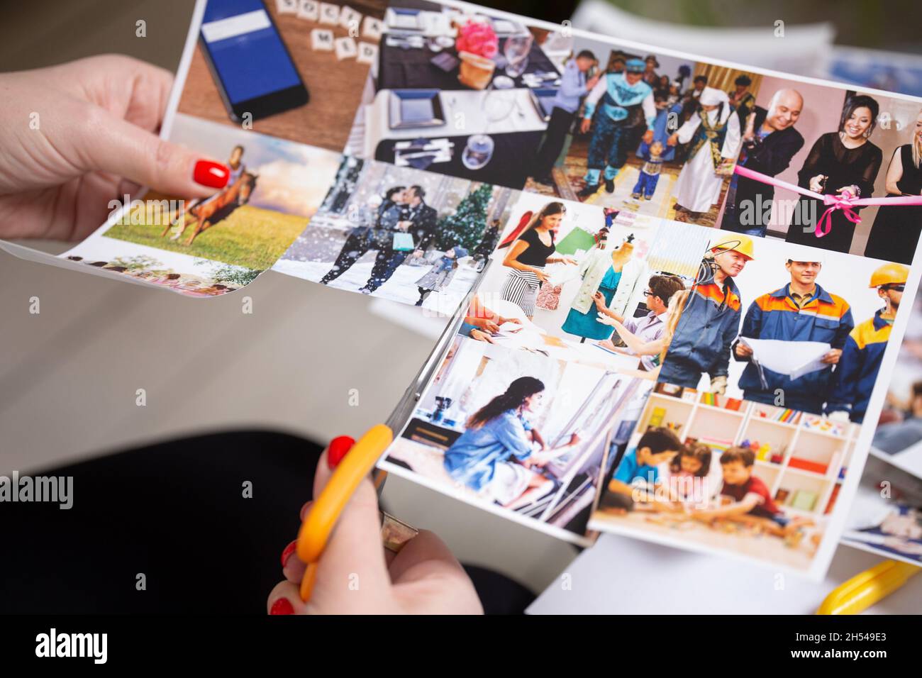 making a wish card with your dreams Stock Photo - Alamy