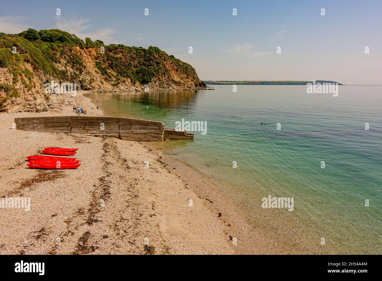 Charlestown Beach - Charlestown, south Cornwall, UK Stock Photo - Alamy