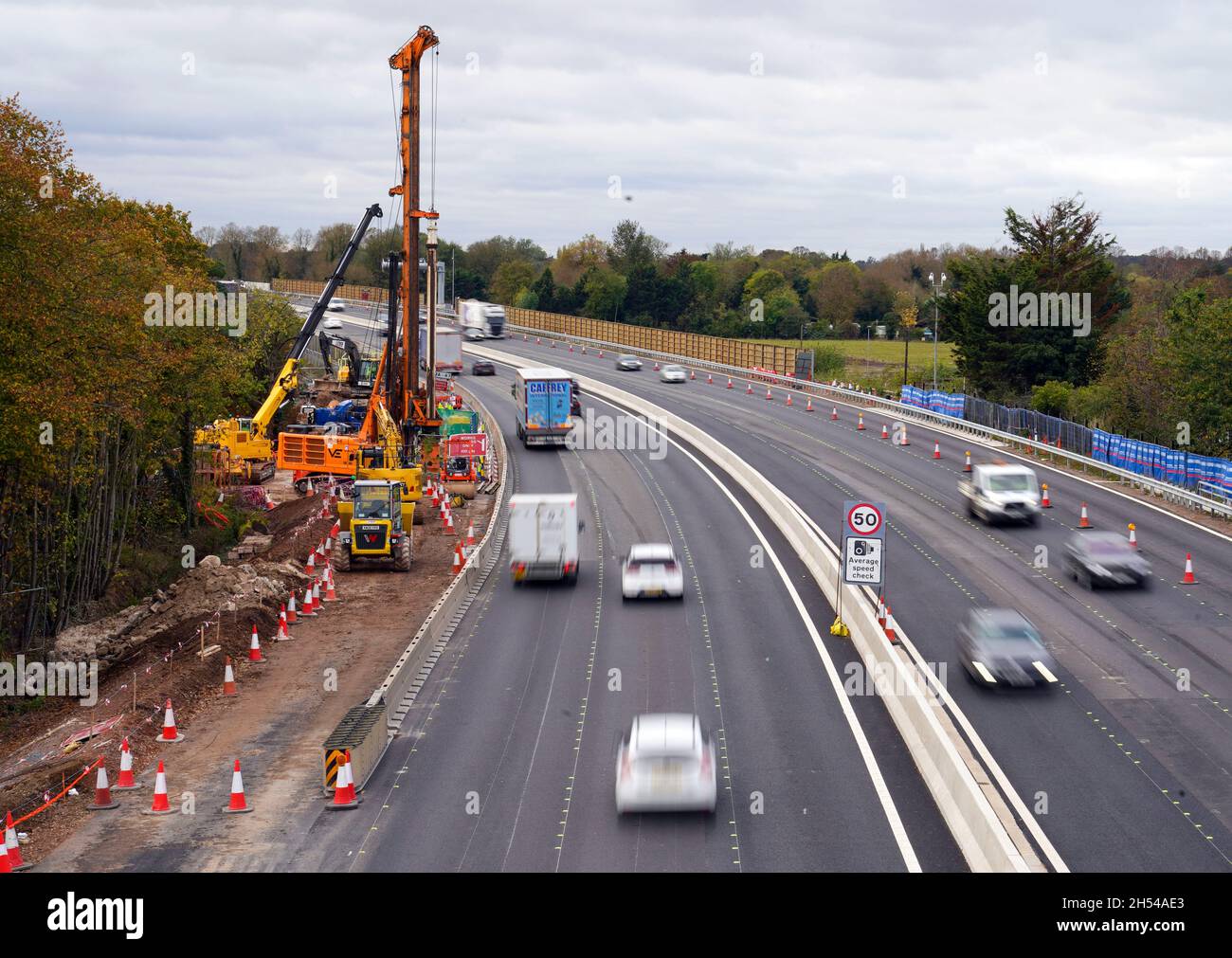 M4 smart motorway hi-res stock photography and images - Alamy