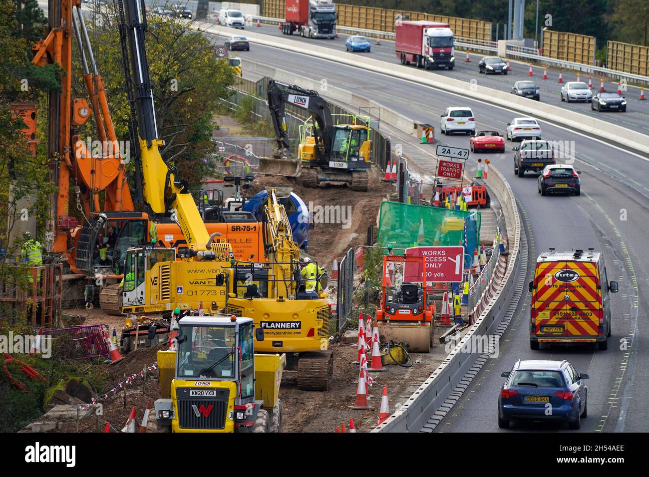 M4 smart motorway hi-res stock photography and images - Alamy