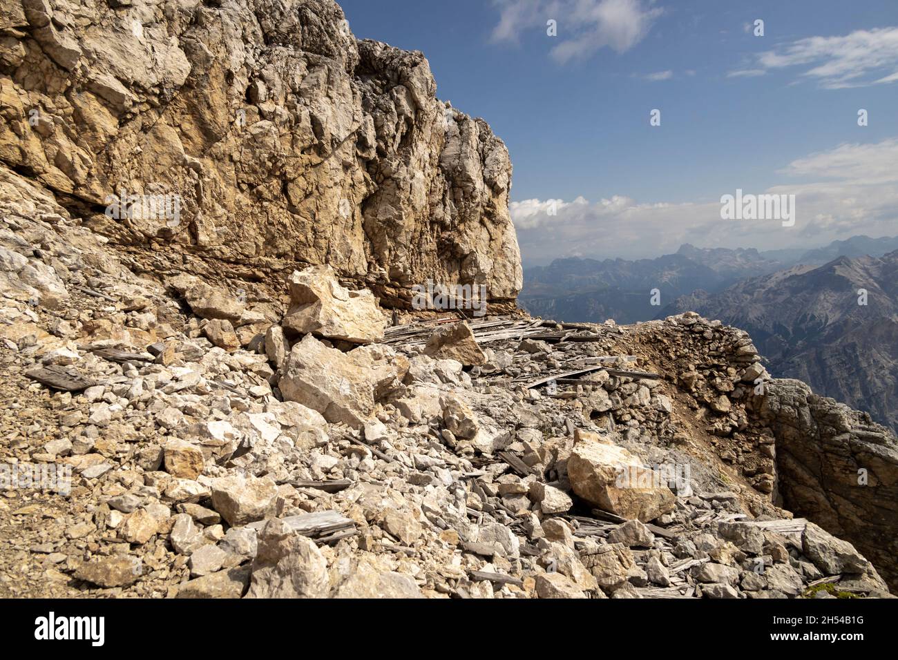Italy Veneto - Remains of military posts from the Great War along the ...