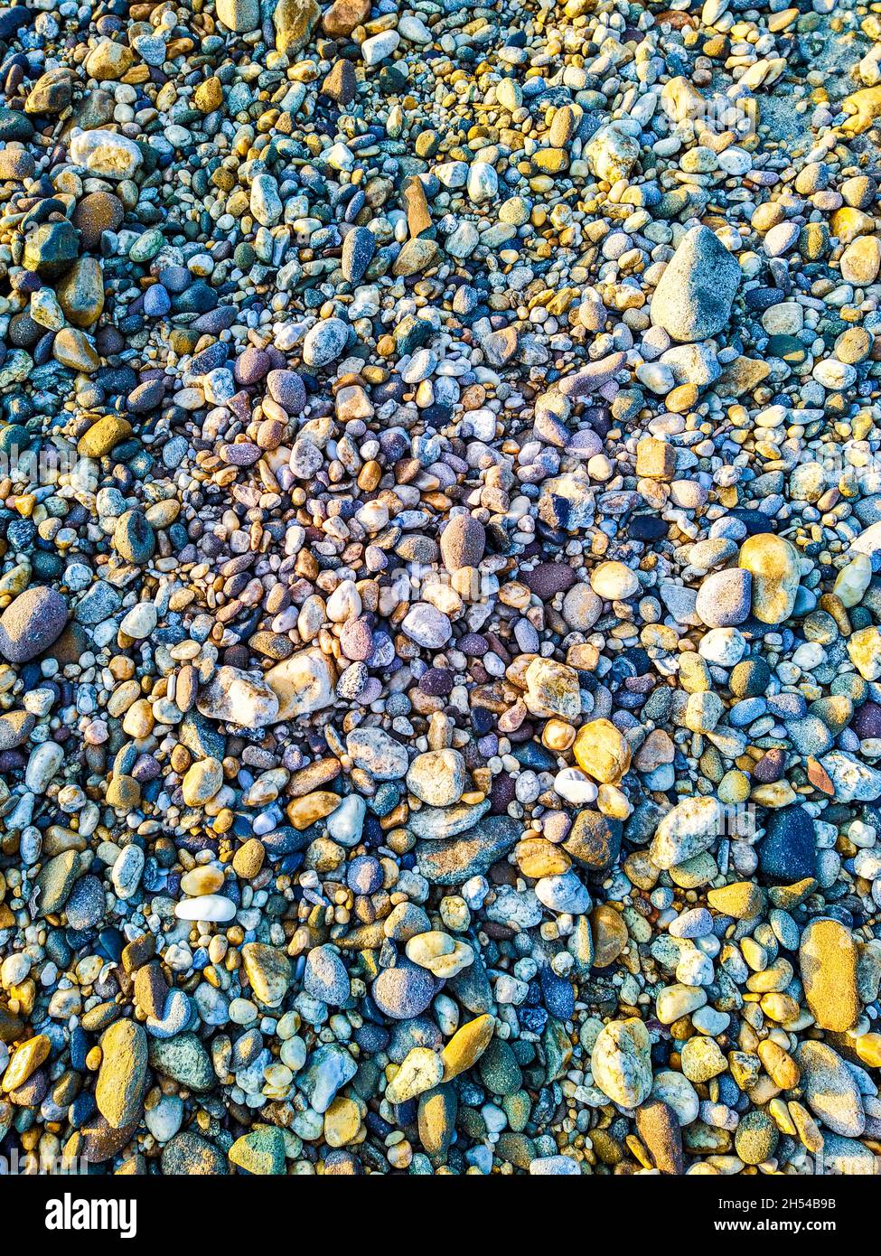 October 3rd 2021: Colorful rocks on the coast near Kunisaki japan ...