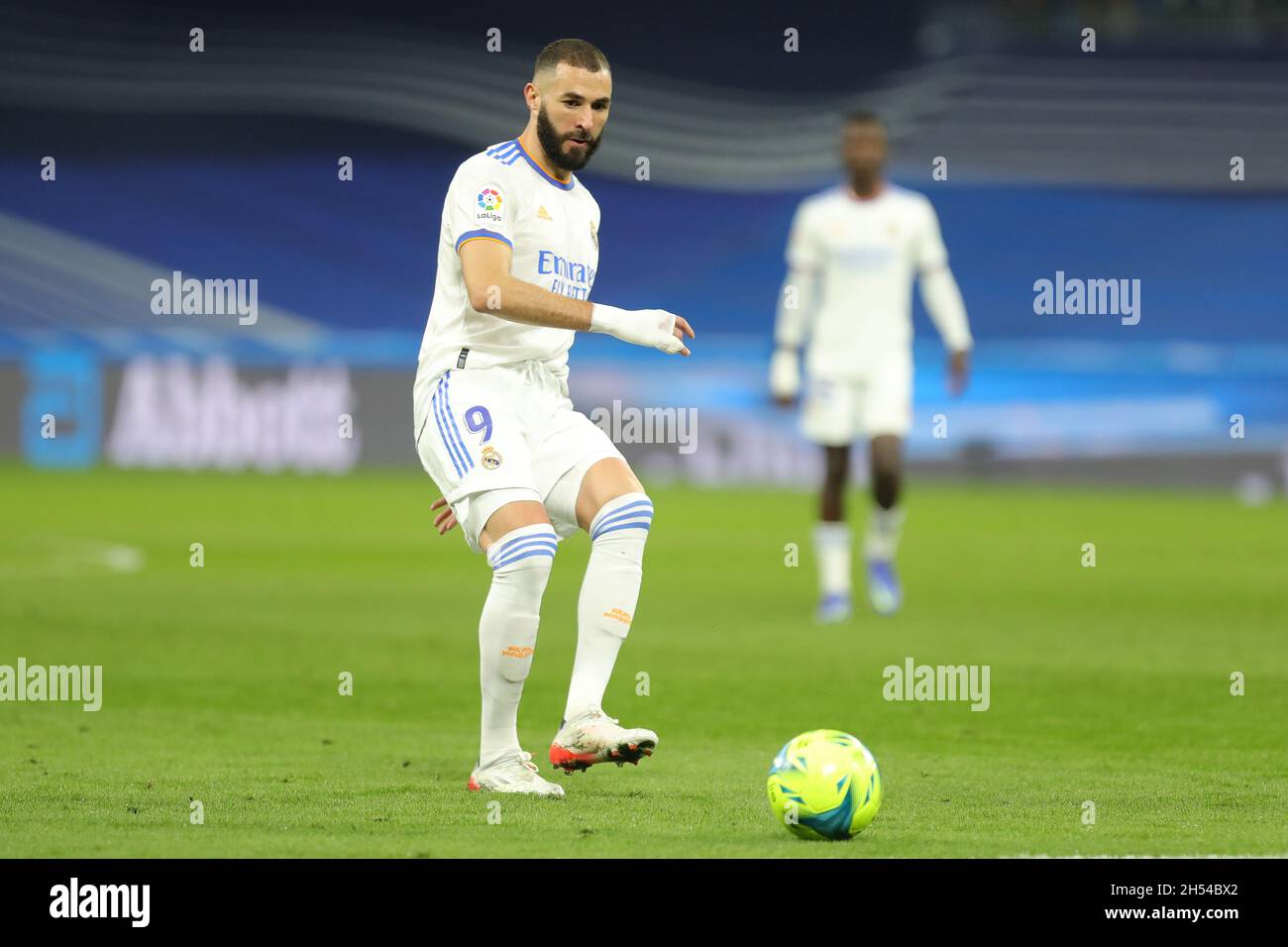 Karim Benzema of Real Madrid during the La Liga match between Real ...
