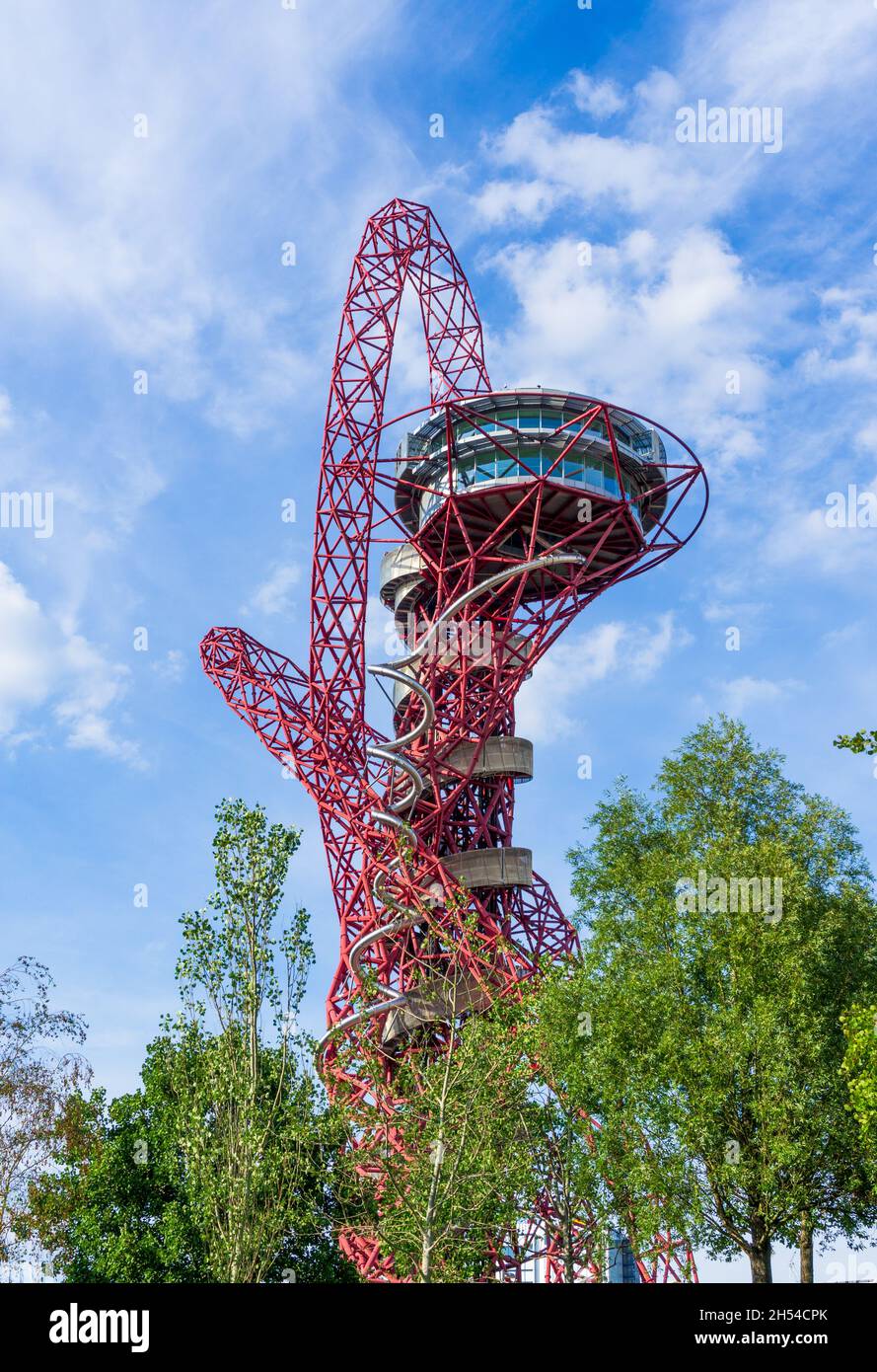 London, UK. July 13th, 2020. Arcelor Mattal slide at the Queen ...