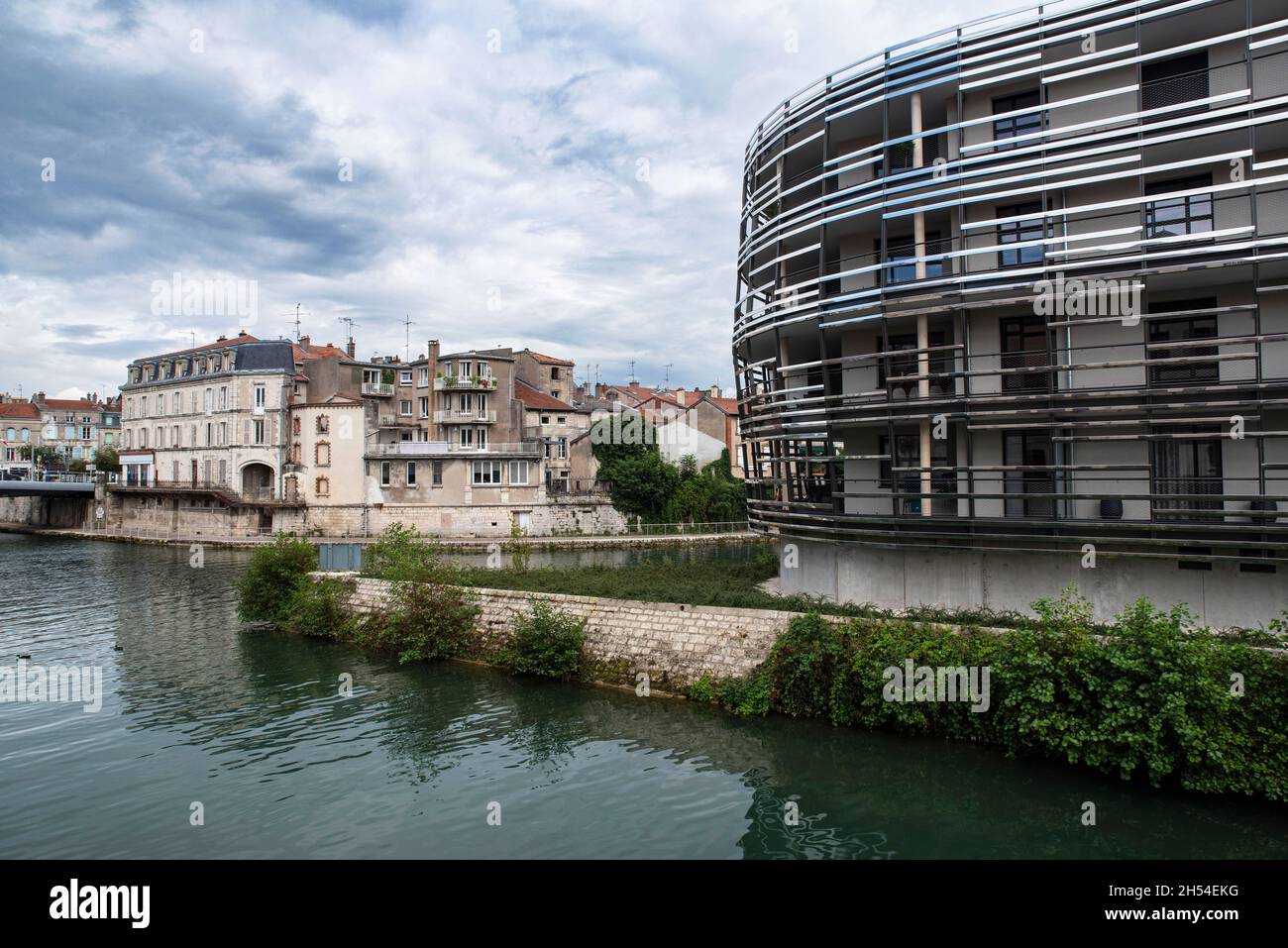 Architecture of old houses in the city of Verdun, France Stock Photo ...