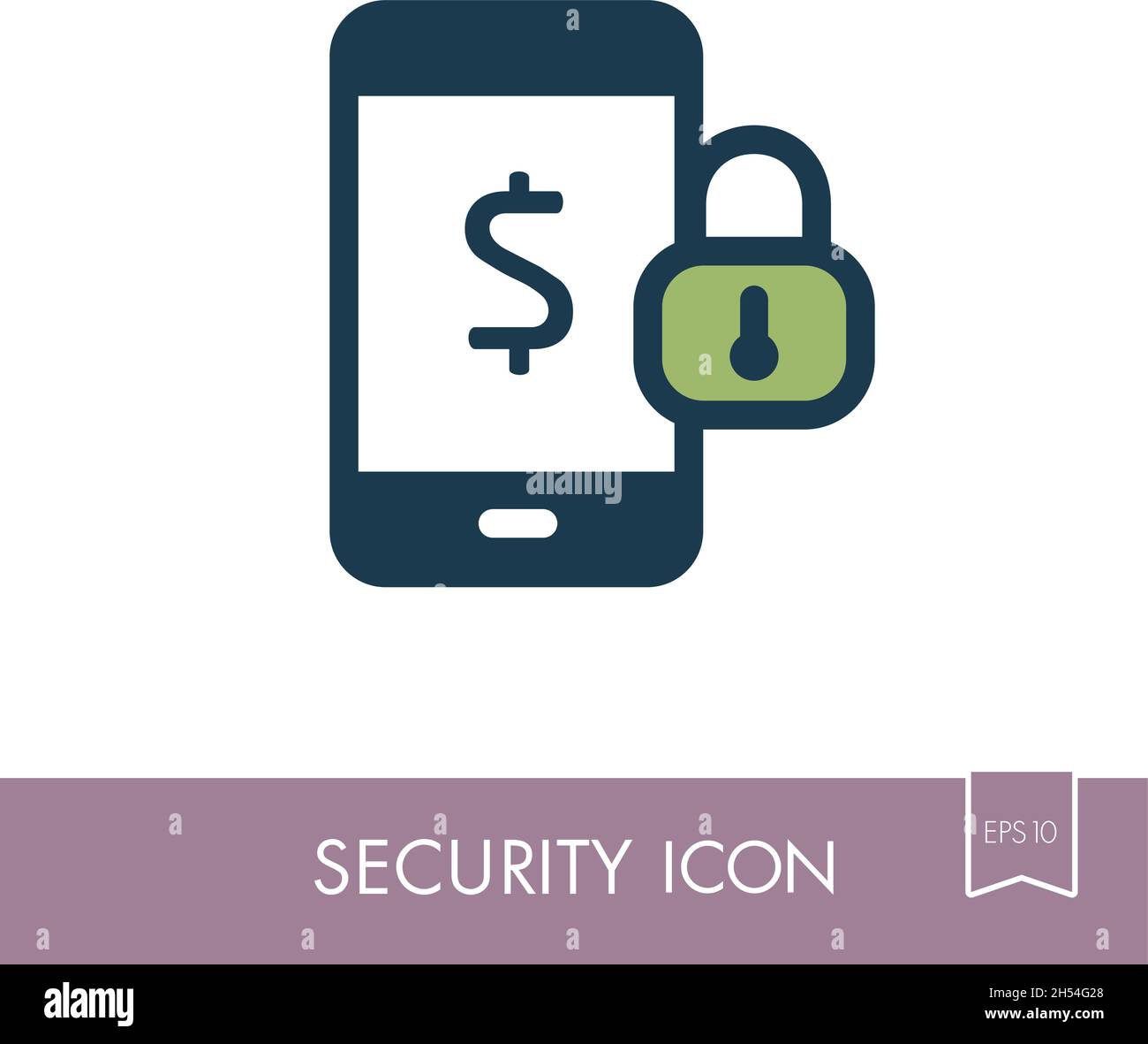 Mobile banking. Safety concept for business. business icon, mobile ...