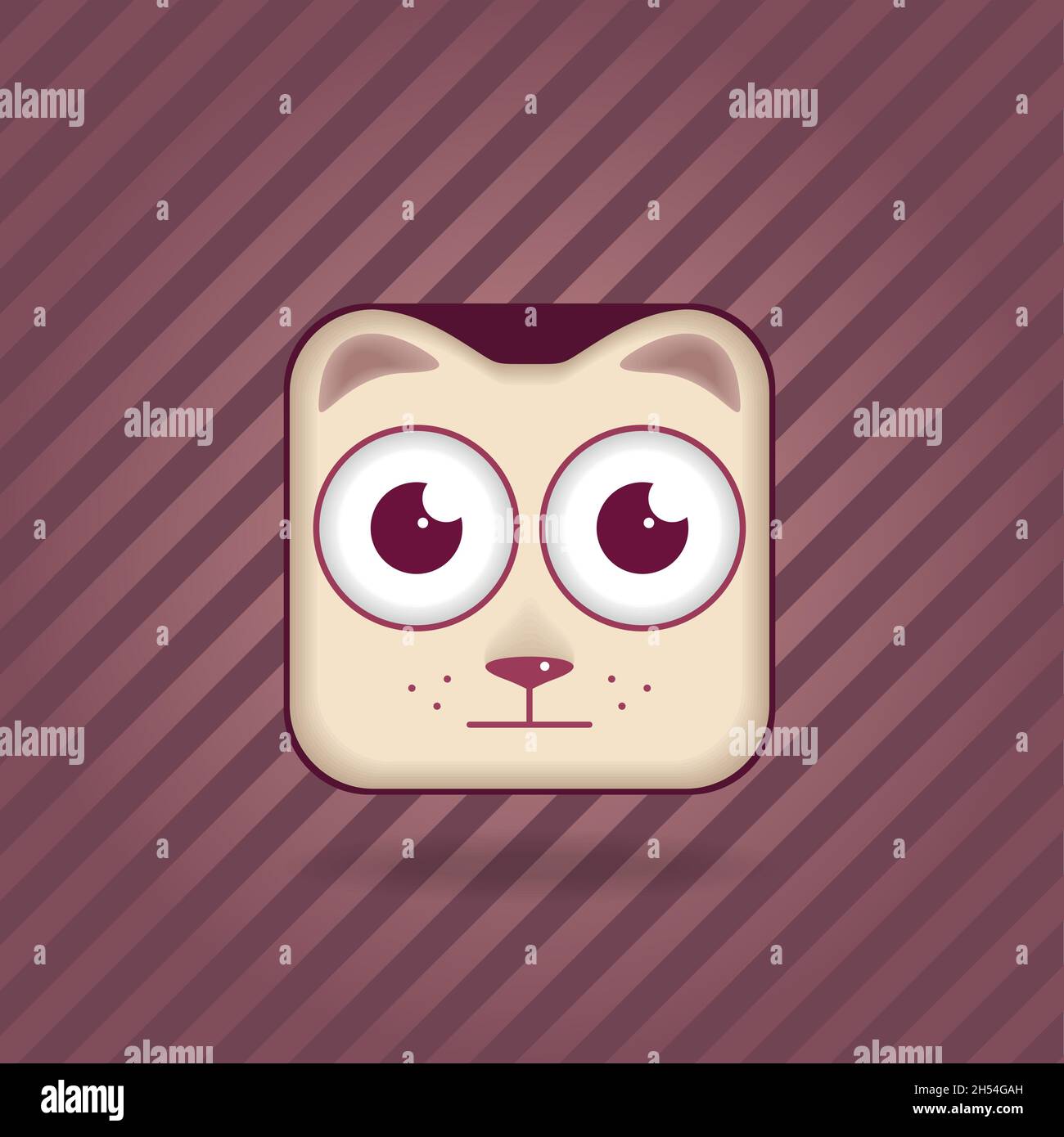 app icon cat vector animal eps 10 Stock Vector Image & Art - Alamy