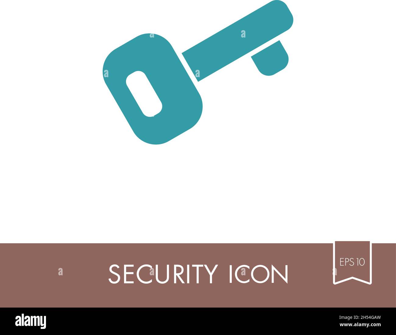 Access key icon on white background. Security sign. Graph symbol for ...