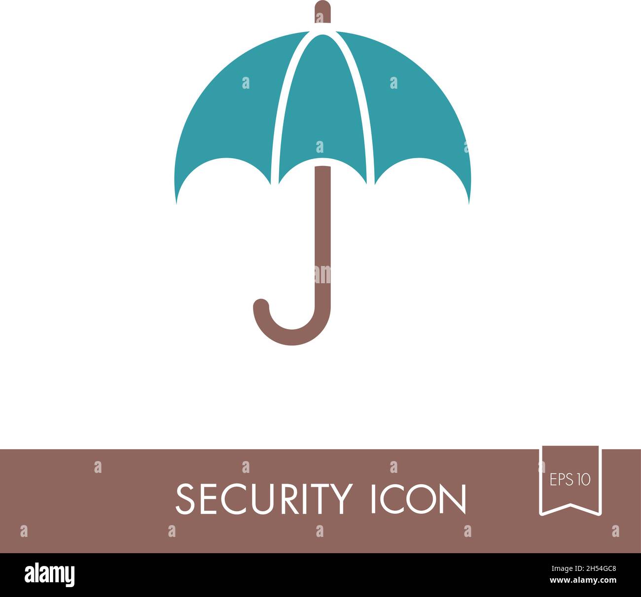 Insurance Icon. Umbrella sign. Security. Graph symbol for your web site ...