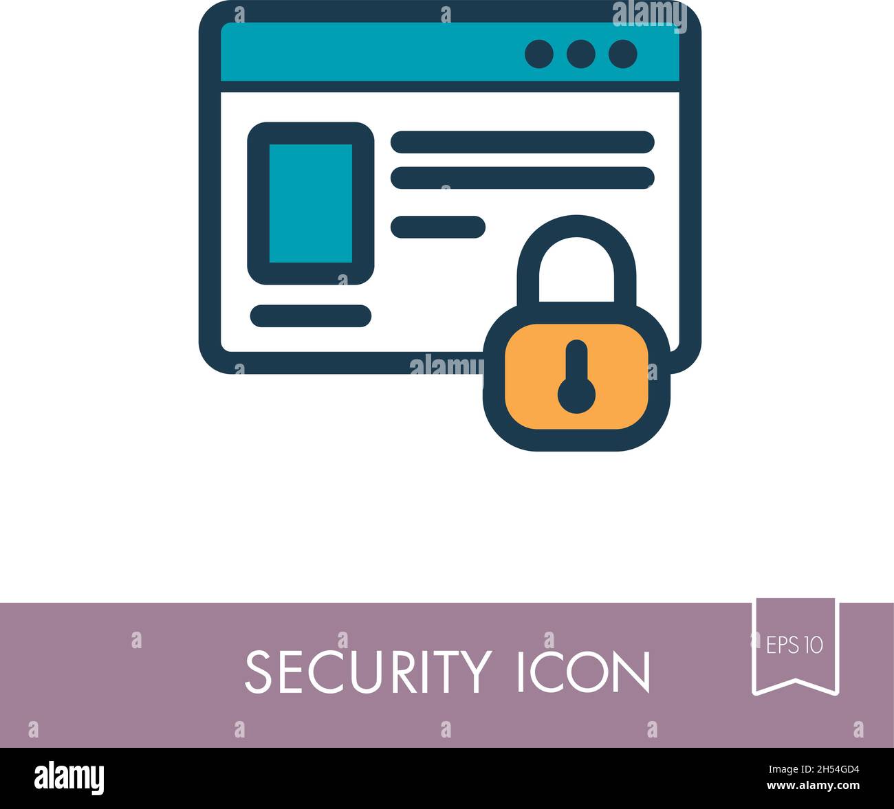 Internet protection symbol, data protection shield logo, information ...