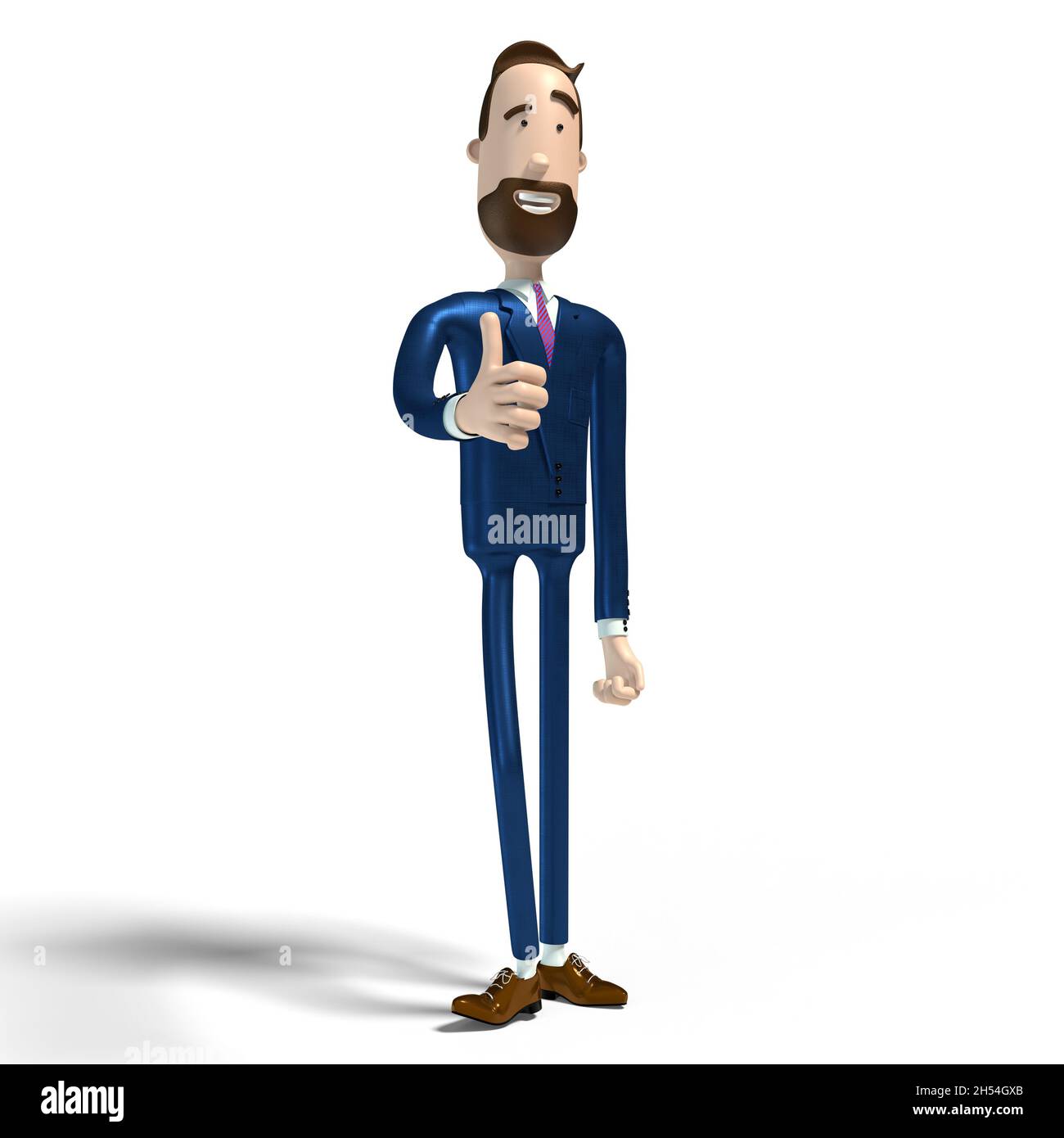 Handsome Cartoon Man