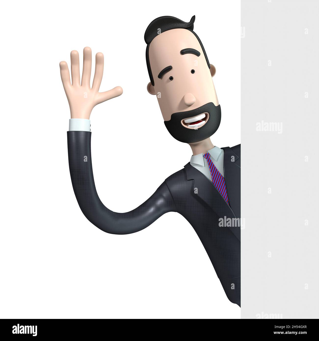 Animated Man Waving