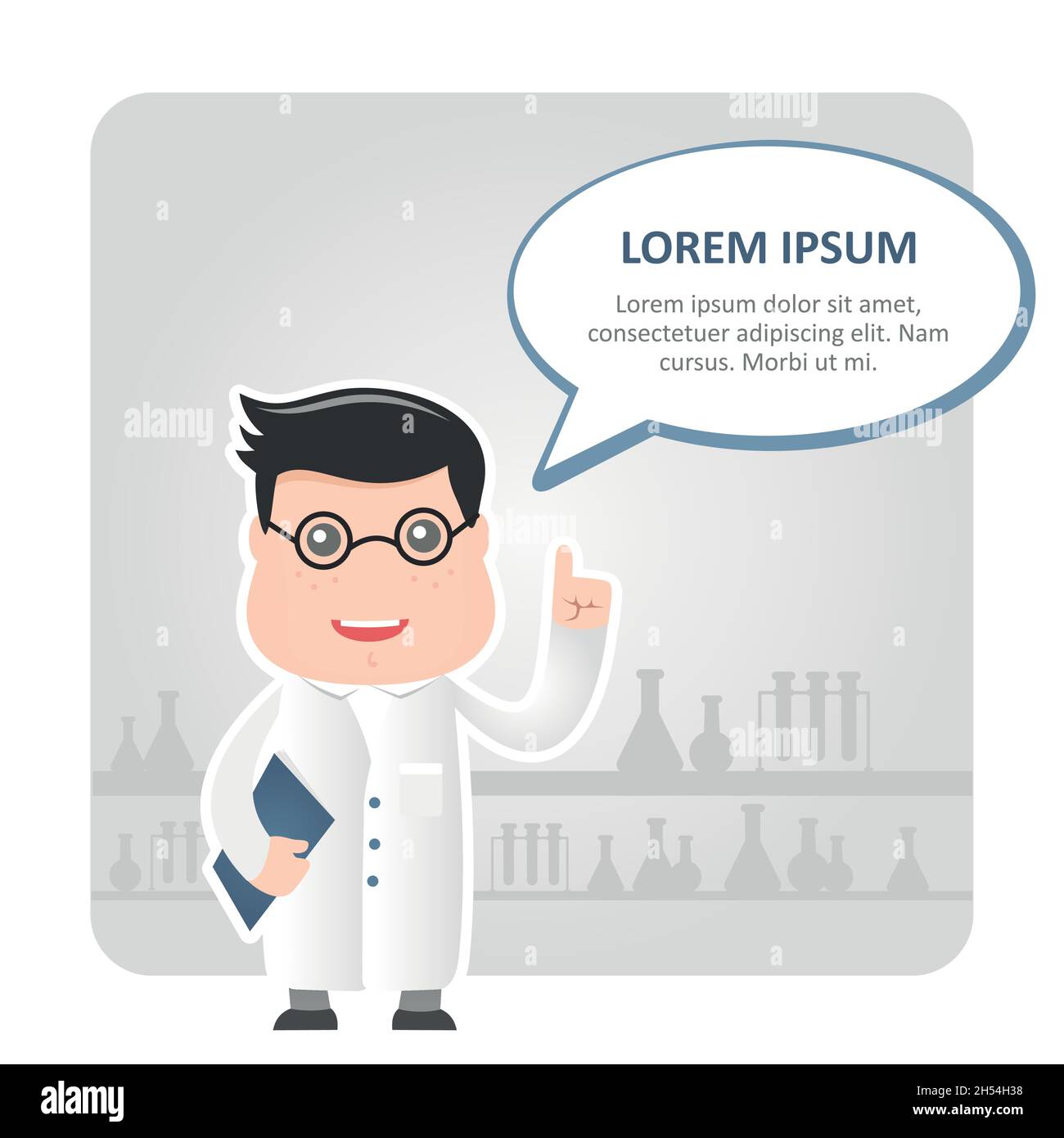 Cartoon science experiment bubble Stock Vector Images - Alamy