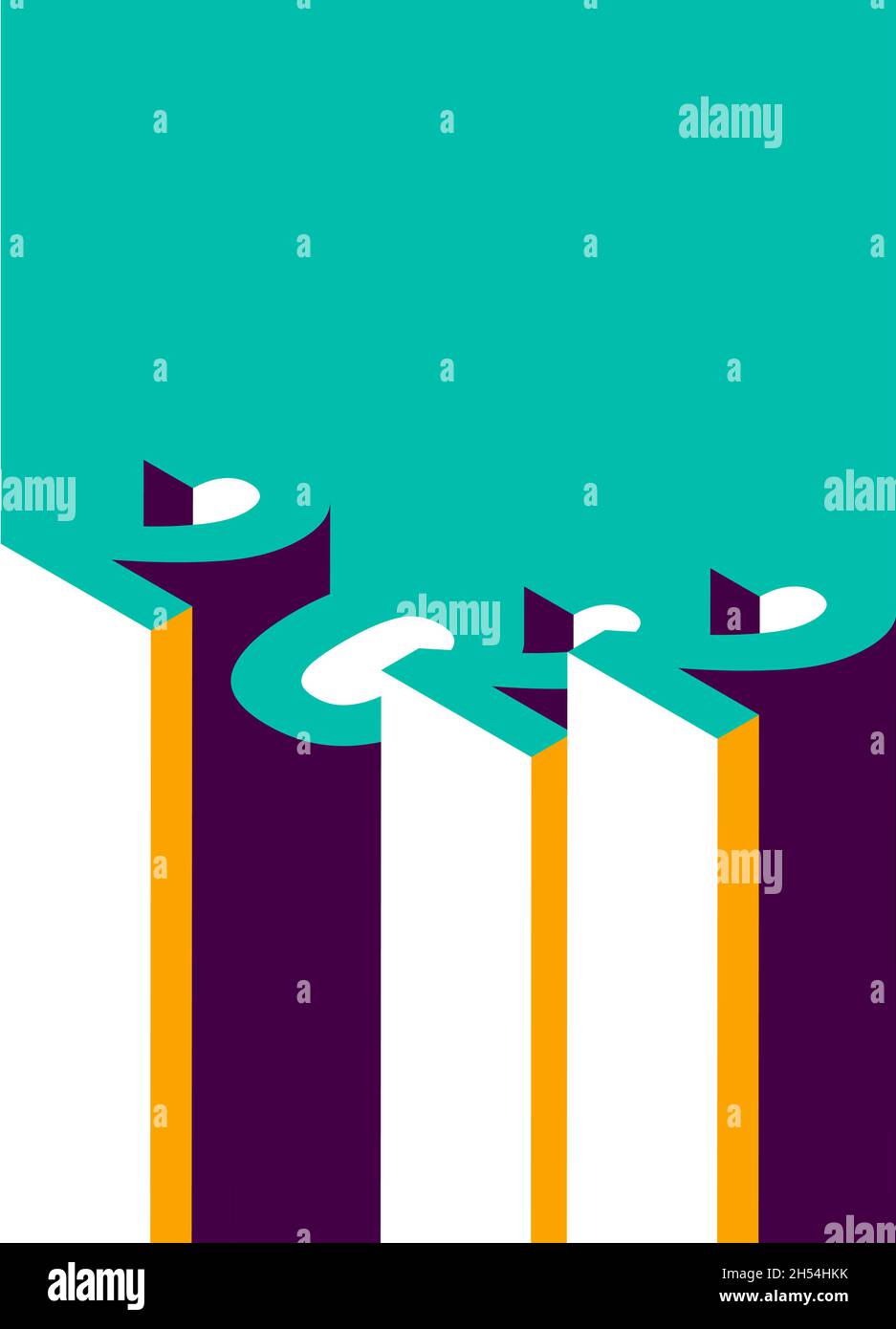 Modern aesthetics of Swiss design 2022 calendar cover Stock Vector ...