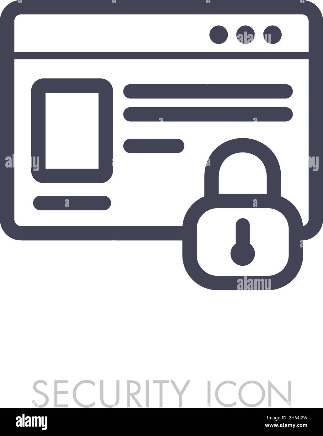 Computer Security Lock Logo