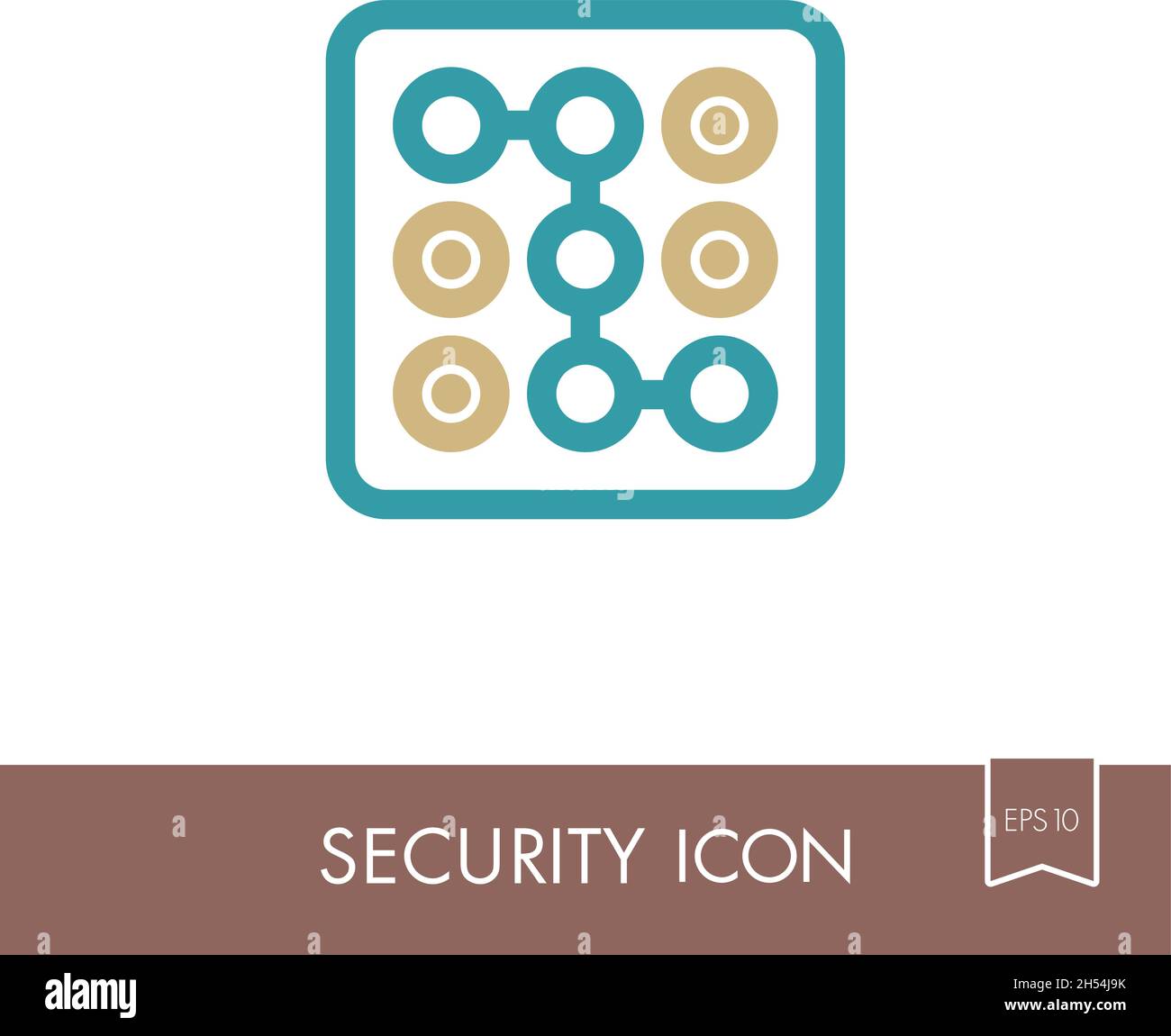 Security code icon. Phone lock. Graph symbol for your web site design ...