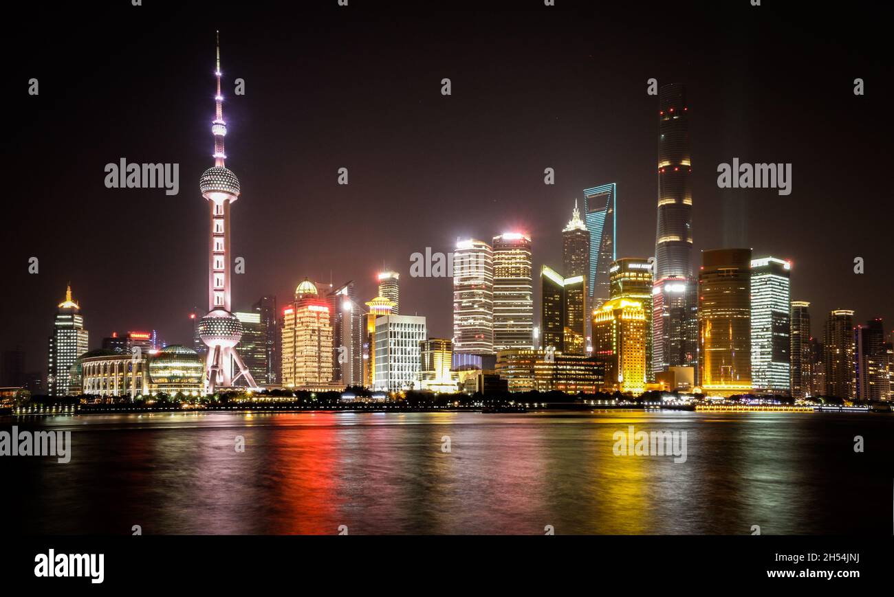 Pudong skyline, Shanghai, China Stock Photo - Alamy