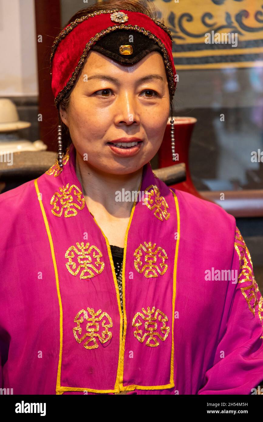 The 14th century Dangjia Village in Shaanxi Province performs a re ...