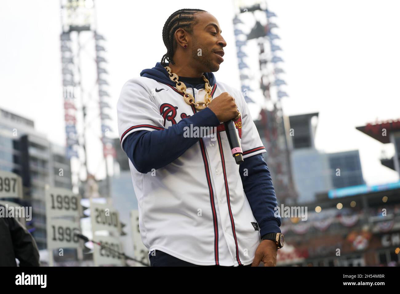 Atlanta, USA. 05th Nov, 2021. Atlanta native Ludacris performs at a ...