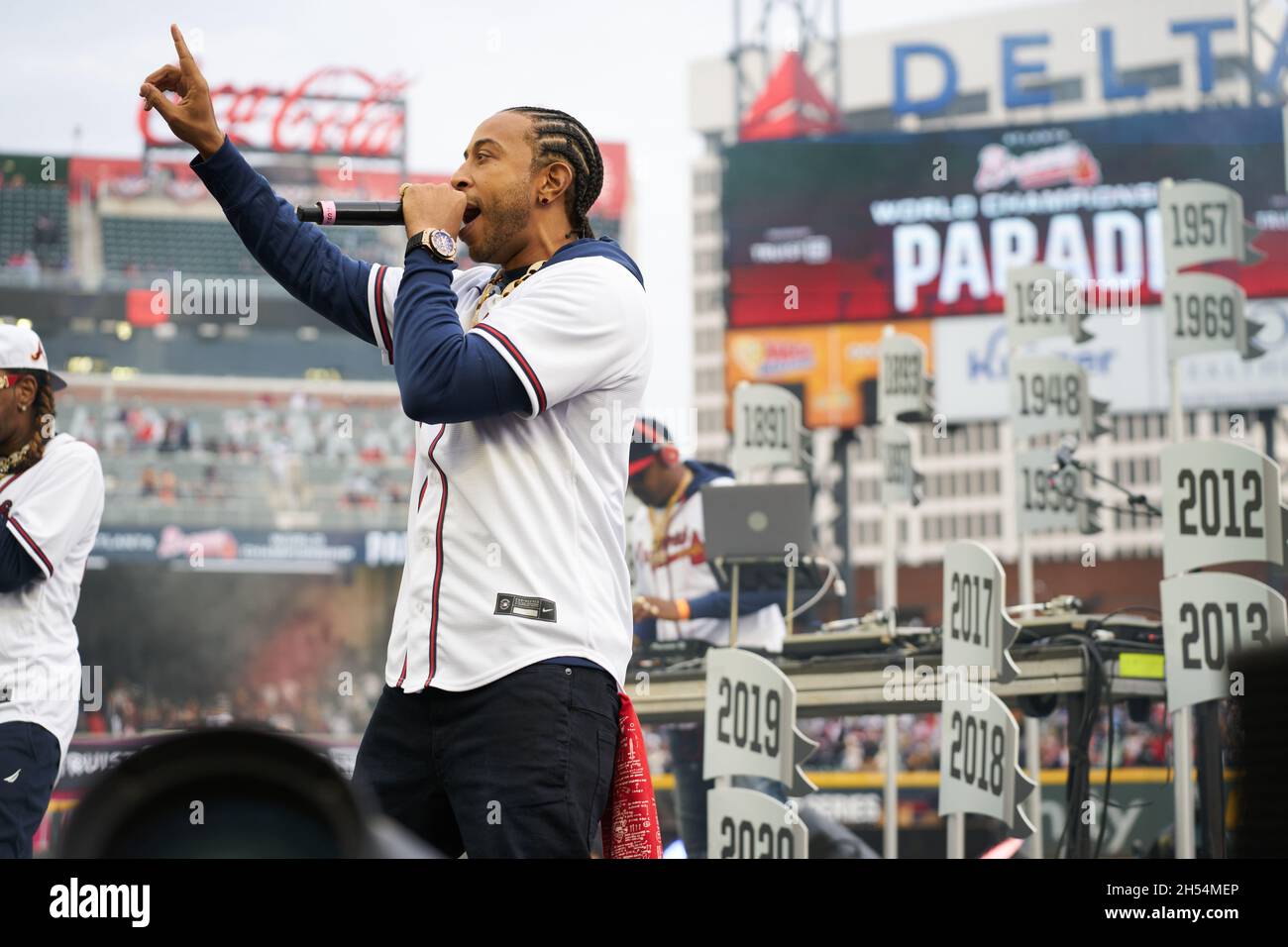 Atlanta, USA. 05th Nov, 2021. Atlanta native Ludacris performs at a ...