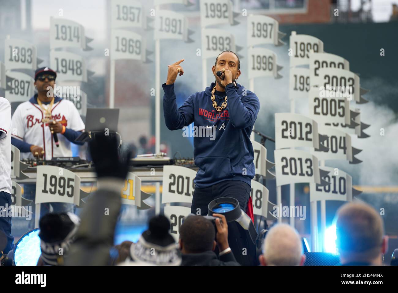 Atlanta, USA. 05th Nov, 2021. Atlanta native Ludacris performs at a ...