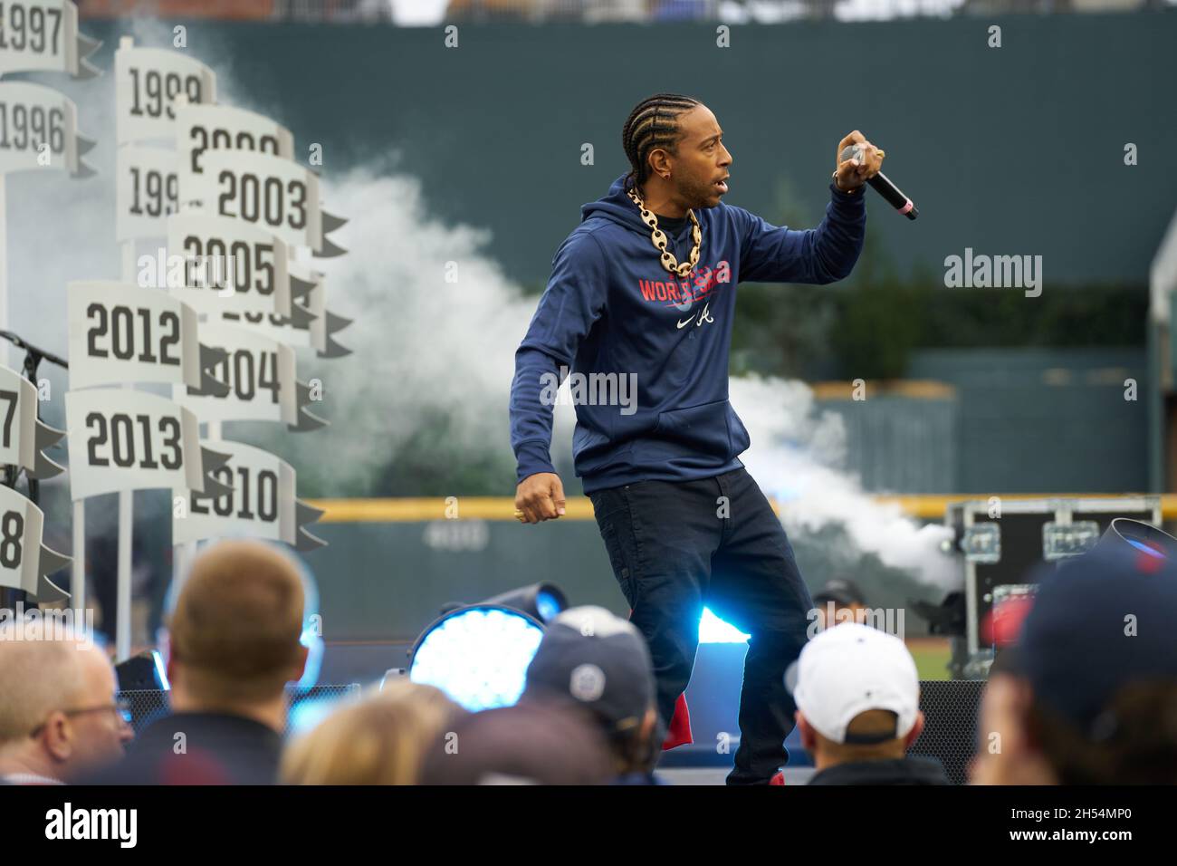 Atlanta, USA. 05th Nov, 2021. Atlanta native Ludacris performs at a ...