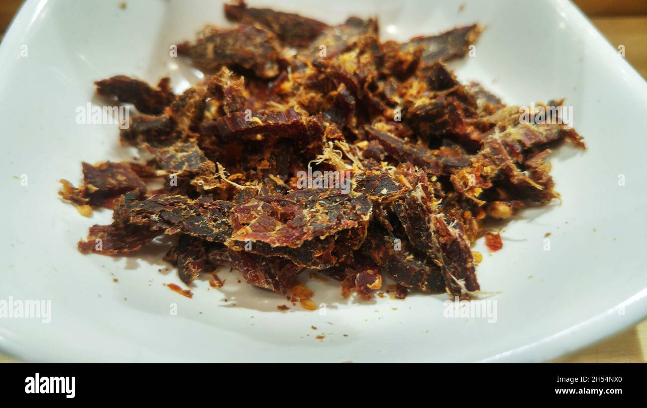 Close up of dried beef hi-res stock photography and images - Alamy