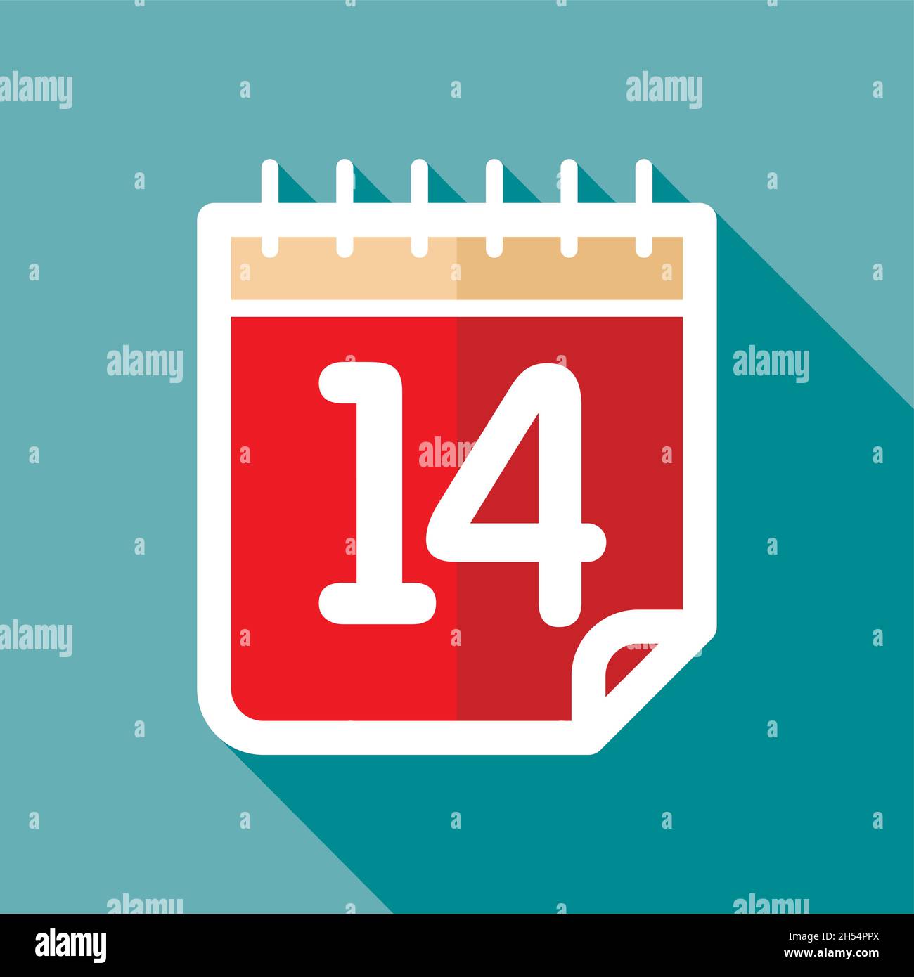 14 February, Valentine s Day icon. Valentines day symbol. Vector ...