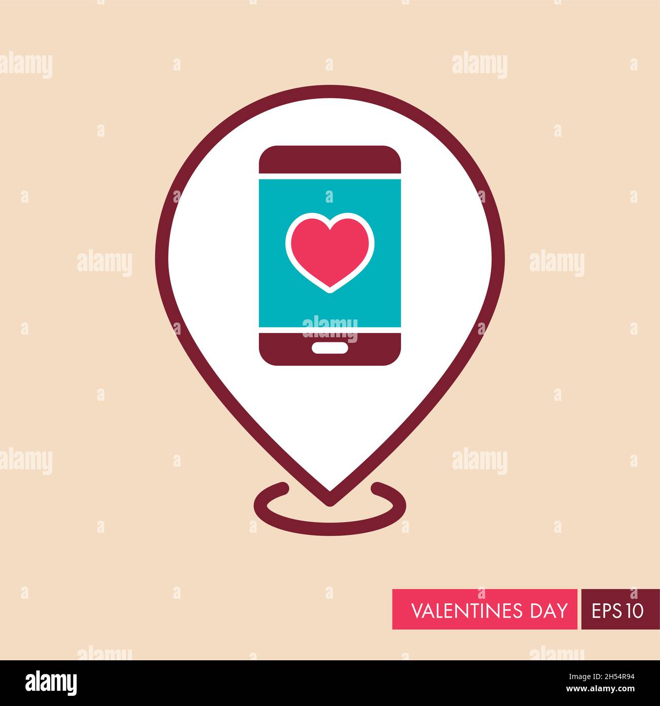 Technology heart smartphone mobile phone romantic telephone call ...