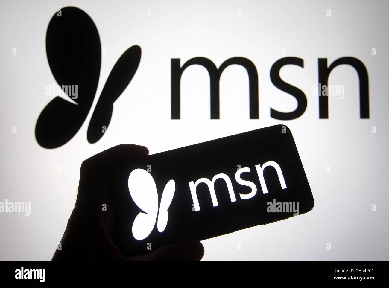 Msn screen hi-res stock photography and images - Alamy