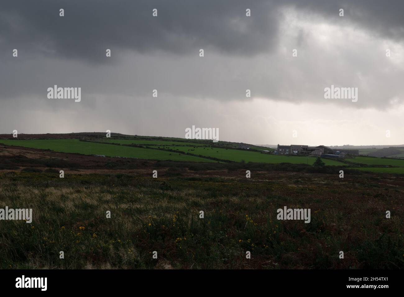 Bosullow Moor, Penwith, Cornwall, England Stock Photo - Alamy