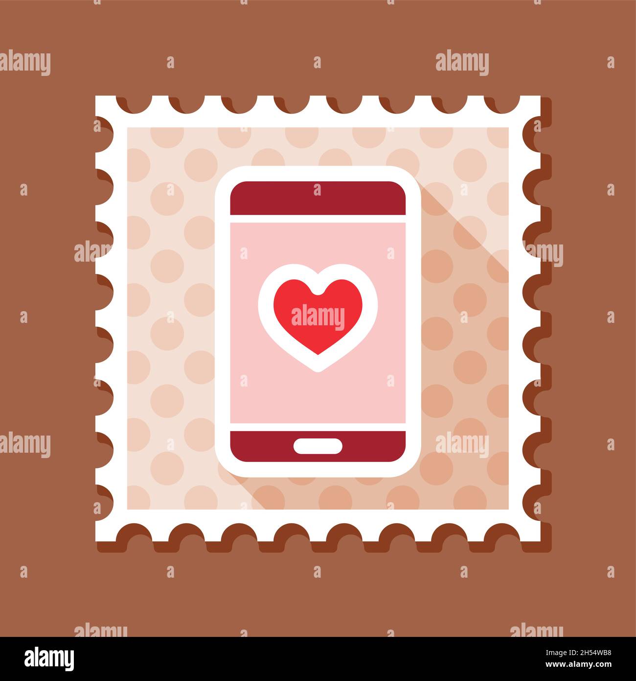 Technology heart smartphone mobile phone romantic telephone call ...