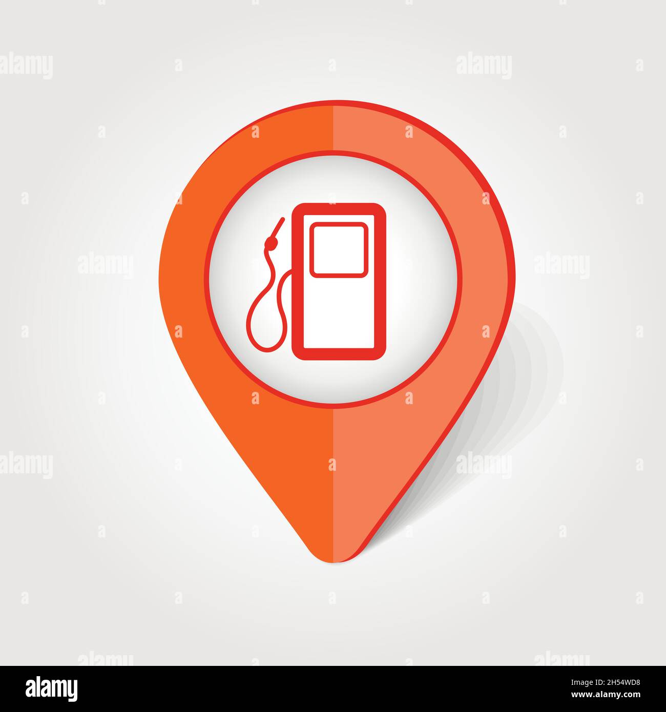 Map pointer gas pump icon hi-res stock photography and images - Alamy