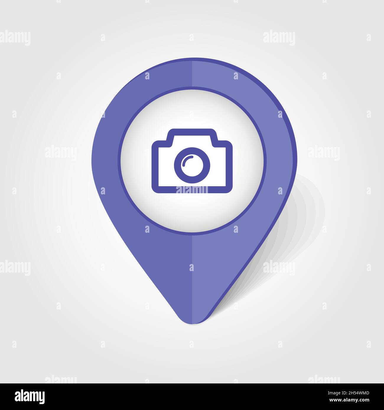 Photo Camera map pin icon, map pointer, vector illustration eps 10 ...