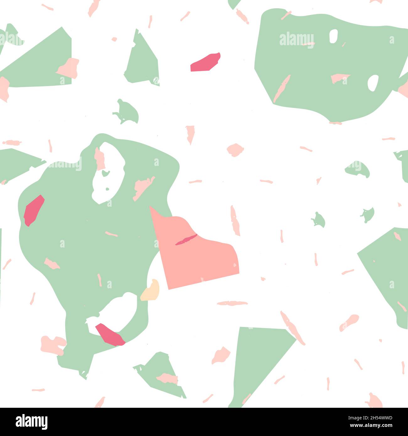 Terrazzo seamless pattern. Earthy minimalistic floor tile for interior ...