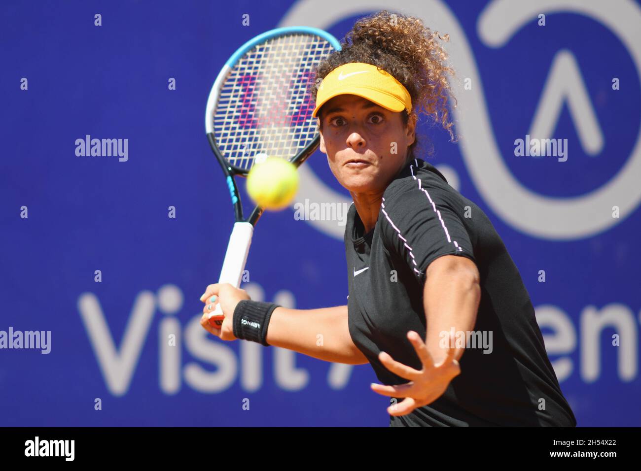 Mayar Sherif (Egypt). Argentina Open WTA 2021. Semifinal Stock Photo ...