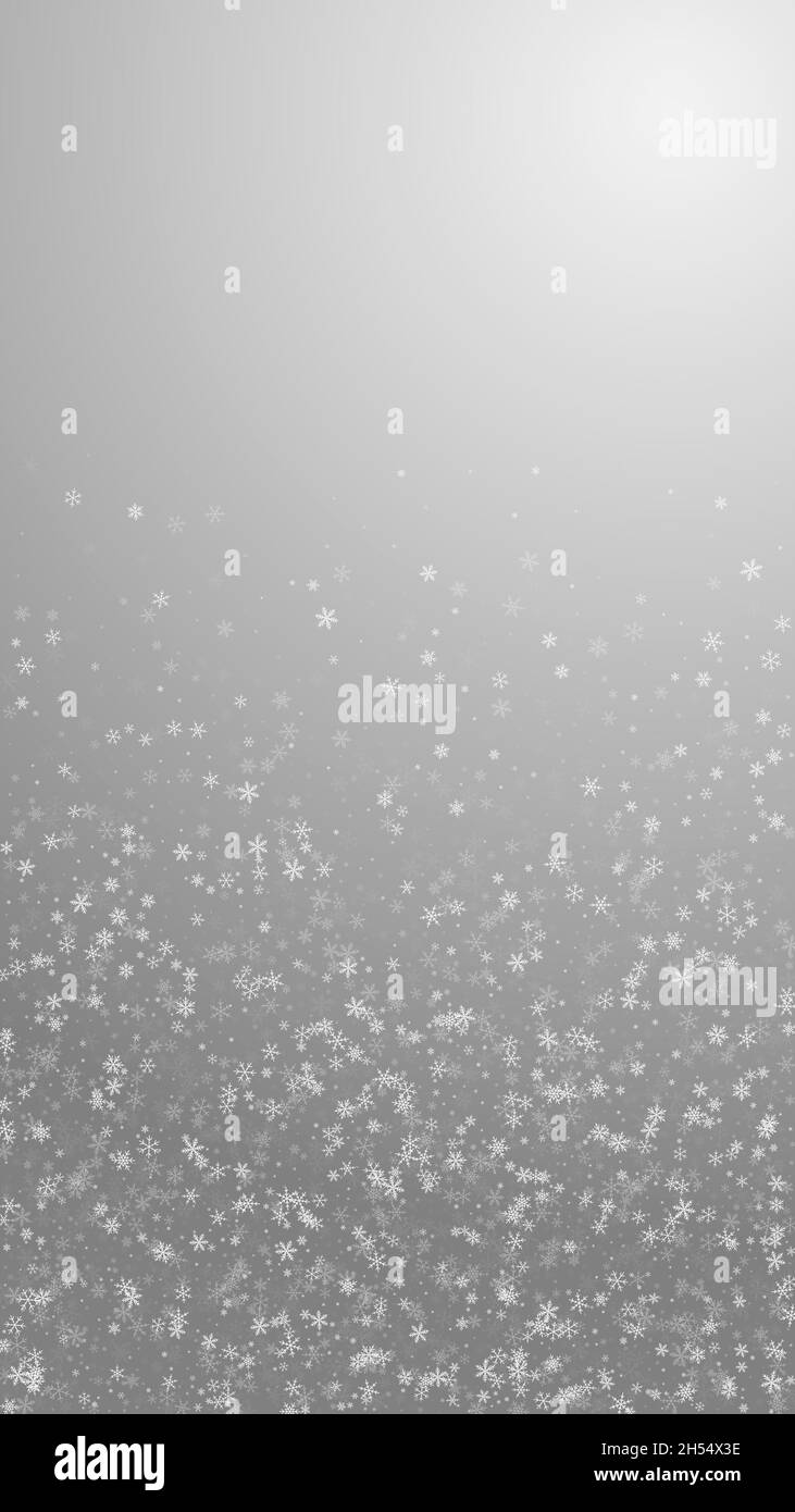 Beautiful snowfall Christmas background. Subtle flying snow flakes and ...