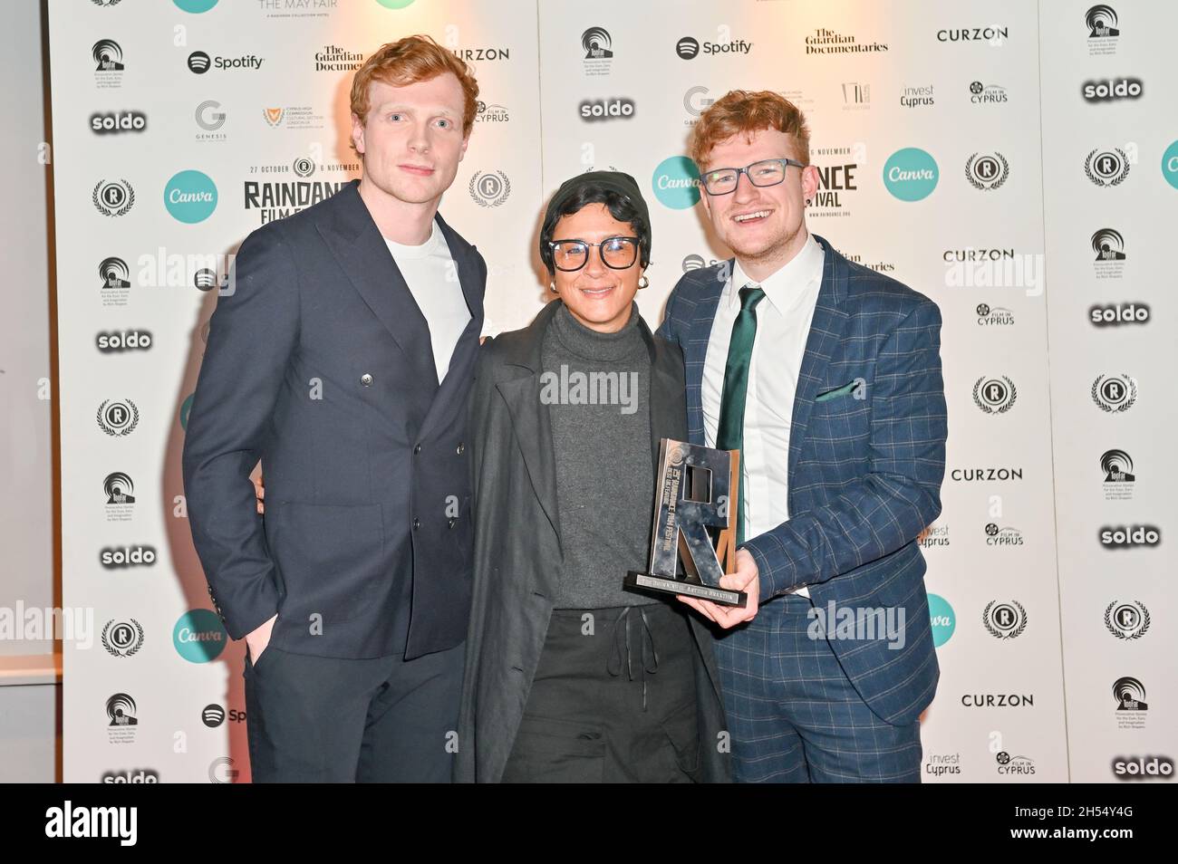 Charlie Field, Golda Rosheuvel and Luke Cutforth attended Drowning of ...