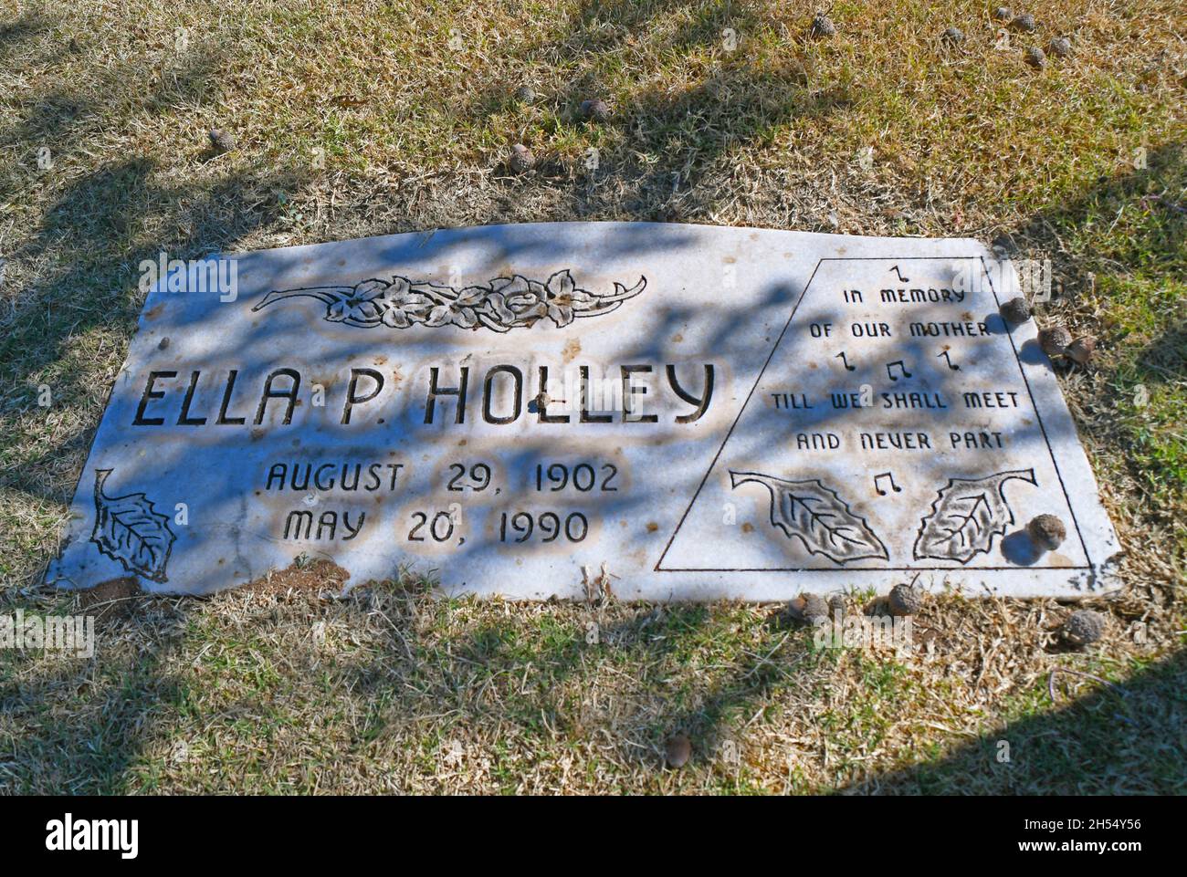 Buddy hollys mothers grave site hi-res stock photography and images - Alamy