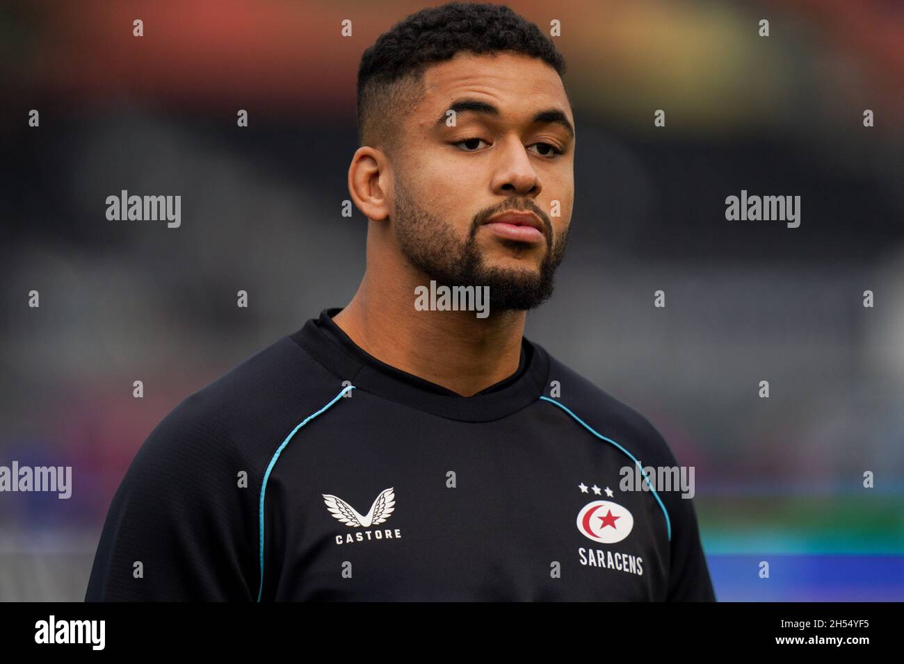 London, UK. 02nd Nov, 2021. Andy Christie #6 of Saracens in London ...