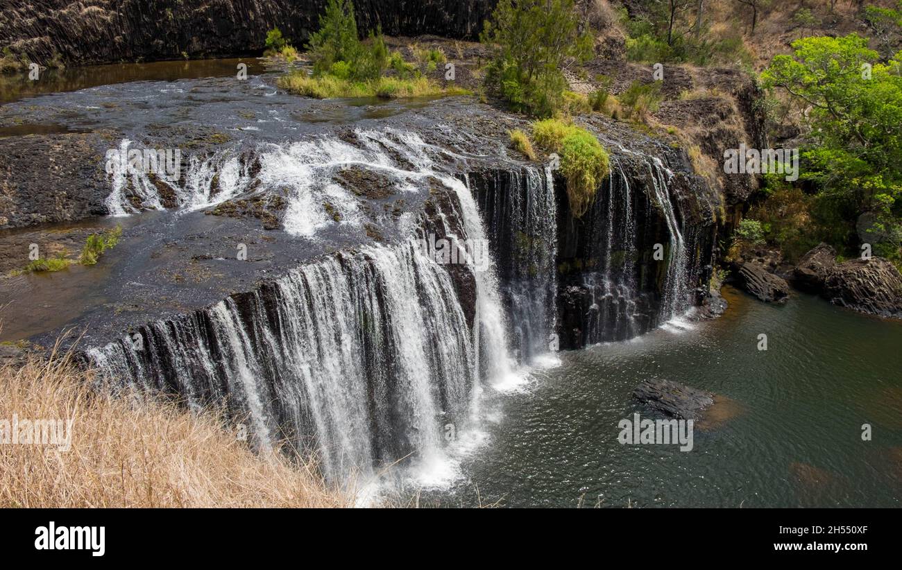 Big Millstream Falls, Queensland, Australia Stock Photo - Alamy