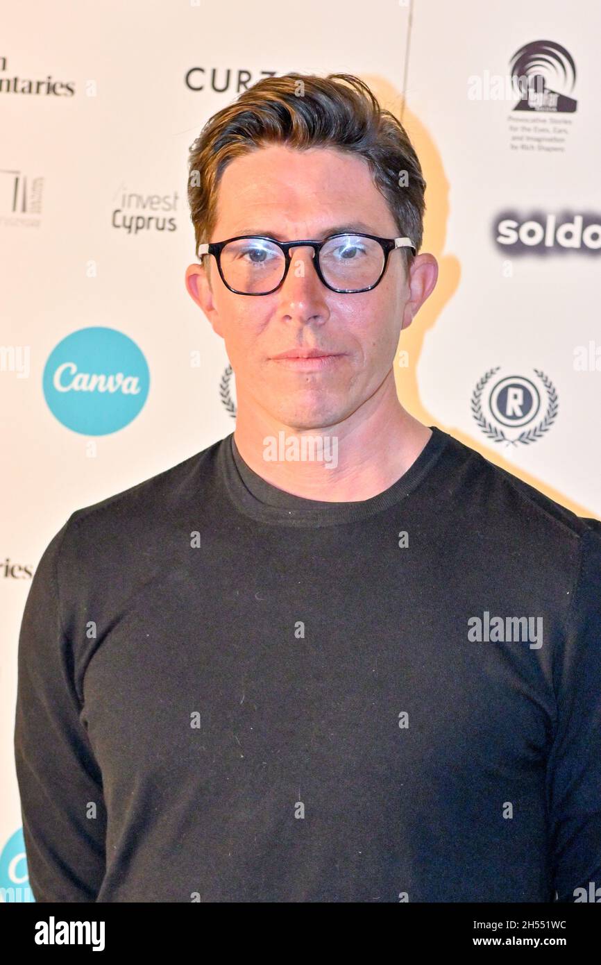 Ben Charles Edwards attended Father of Flies - World Premiere at Curzon Hoxton, 2021-11-06 ...