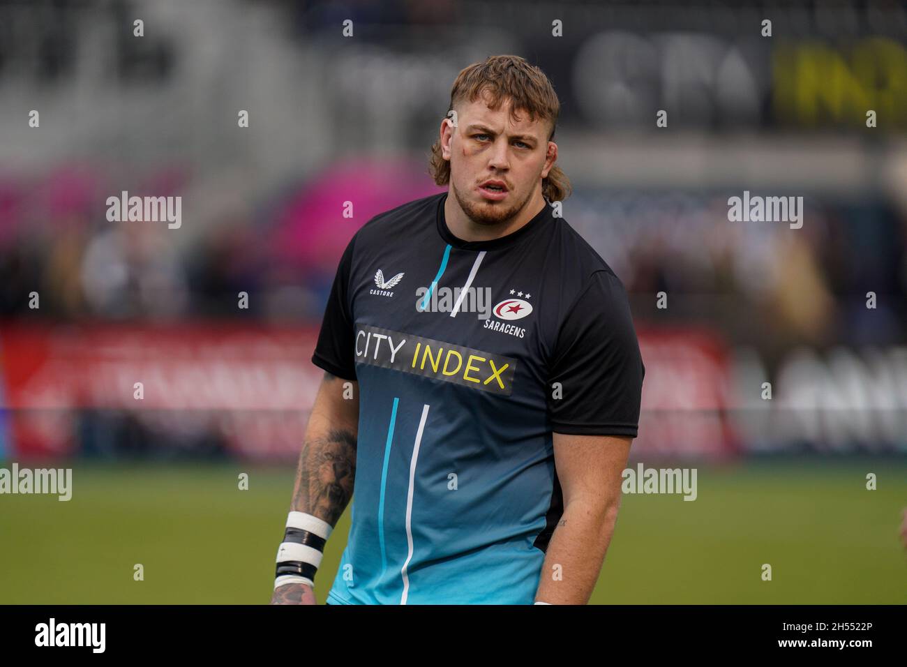 Sam wainwright saracens hi-res stock photography and images - Alamy